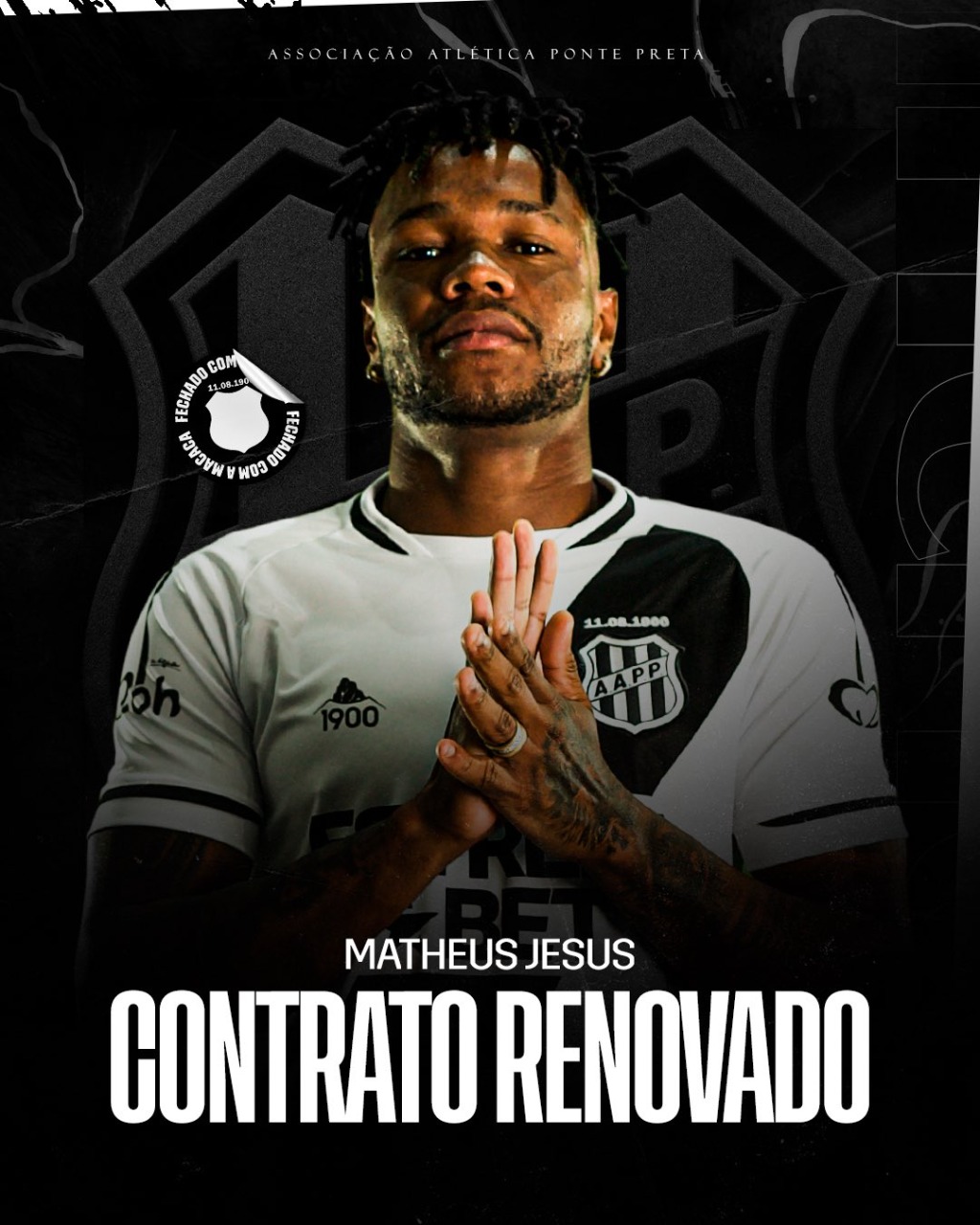 Ponte Preta anuncia renovação de contrato com Matheus Jesus - CBN ...
