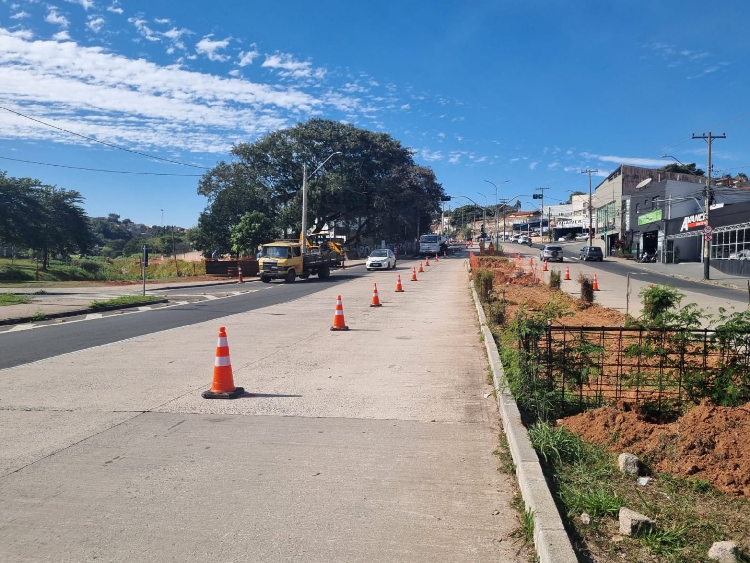 Obras do BRT são retomadas na Avenida Ruy Rodrigues - CBN Campinas 99,1 FM